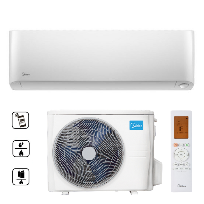 Midea Oasis Plus 3,5 kW oldalfali split MOP3-12-SP :: 108klíma